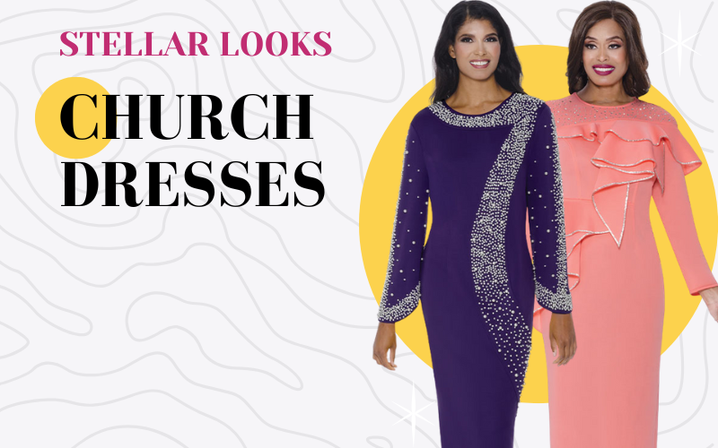Stellar Looks Church Dresses – Church Suits Fast