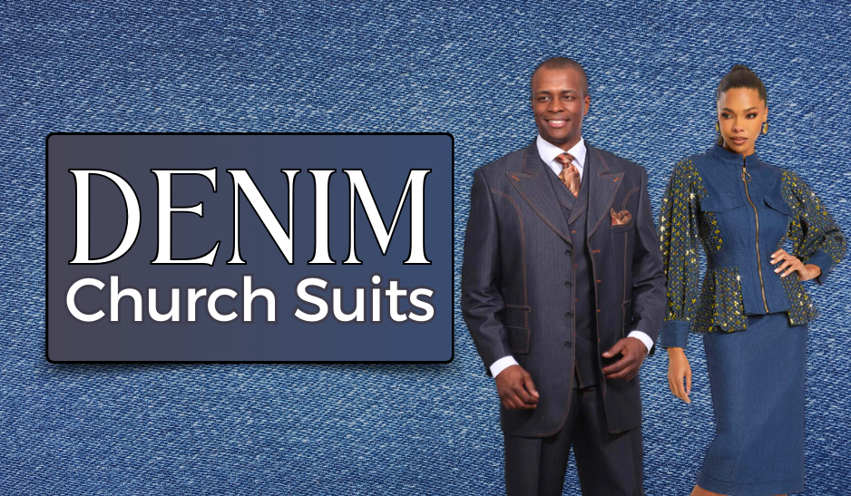 Denim Church Suits – Church Suits Fast